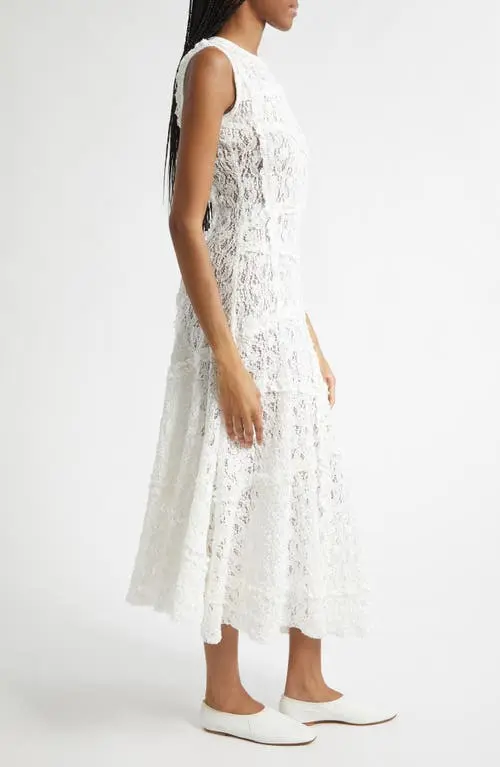 EENK Lace Paneled Maxi Dress