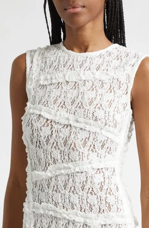 EENK Lace Paneled Maxi Dress