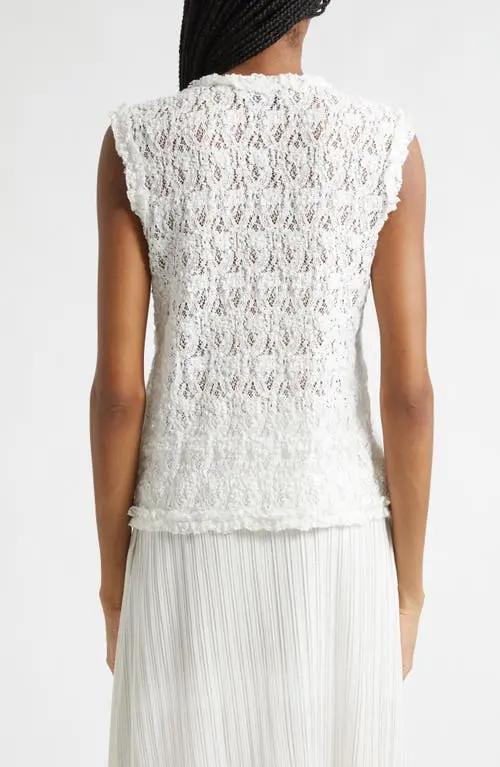 EENK Button Front Lace Tank