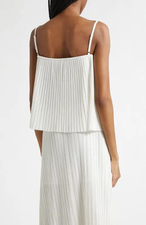 EENK Pleated Side Button Camisole
