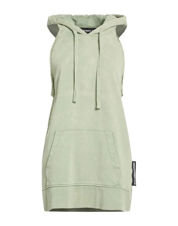 DEPARTMENT 5 Cotton French Terry Sweatshirt - Sage Green
