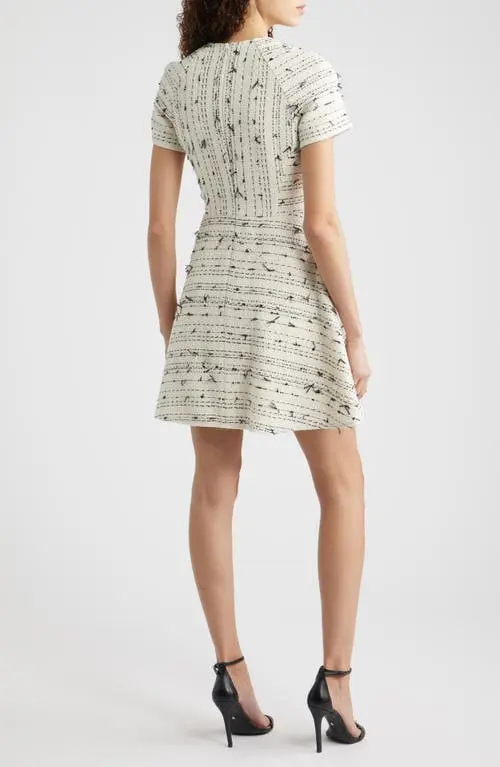 BOSS Datarni Fit & Flare Dress - Ivory