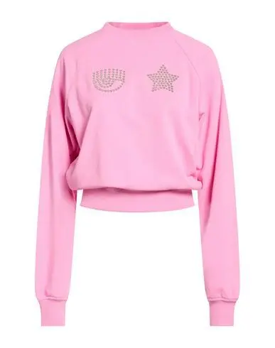 CHIARA FERRAGNI Sweatshirt Light Size Cotton, Polyester - Pink