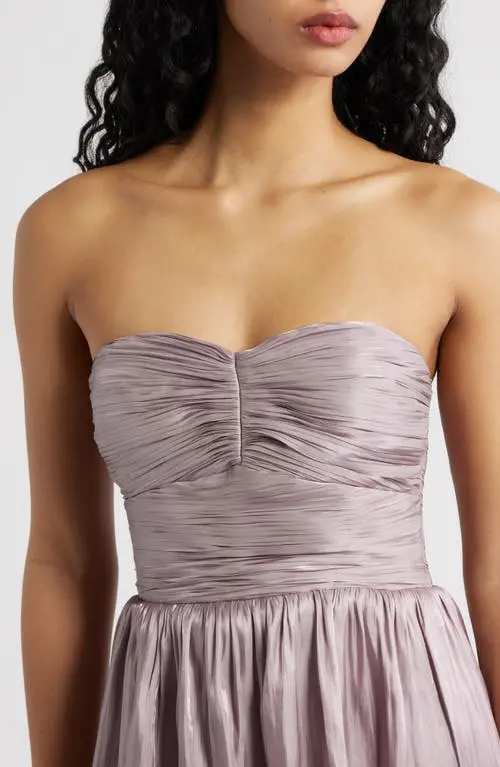 Lulus Bella Tiered Strapless Gown