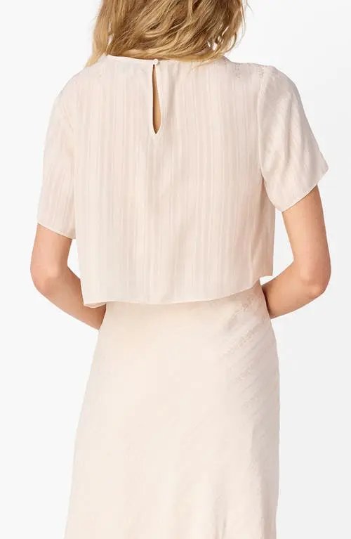 Cami Nyc Josey Jacquard Stripe Semisheer Top