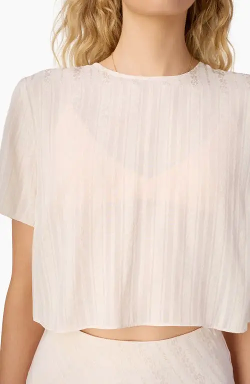 Cami Nyc Josey Jacquard Stripe Semisheer Top
