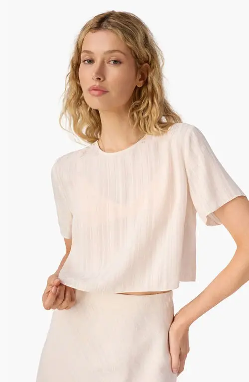Cami Nyc Josey Jacquard Stripe Semisheer Top