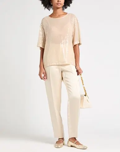 SEMICOUTURE Georgette Top With Appliqués And Sequins
