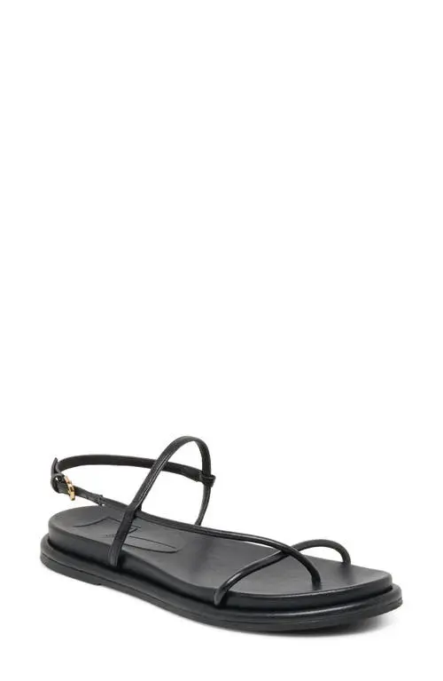 Dolce Vita Dom Strappy Sandal - Black Leather