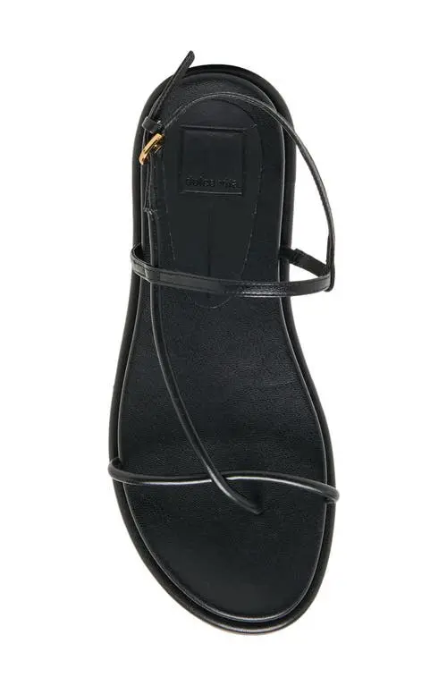 Dolce Vita Strappy Sandal - Black Leather
