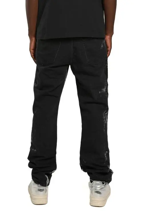 PURPLE BRAND Beaded Palm Jeans