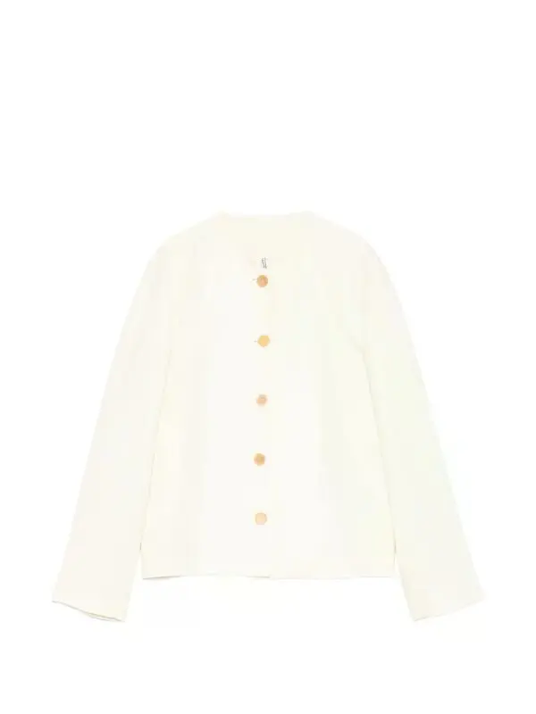 Liviana Conti Buttoned Jacket - Neutrals