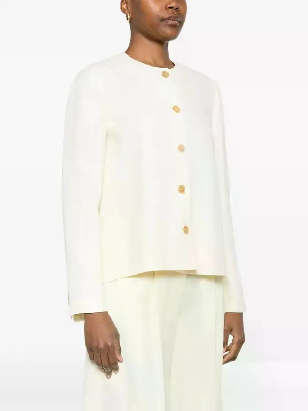Liviana Conti Buttoned Jacket - Neutrals