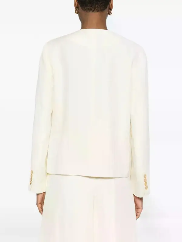 Liviana Conti Buttoned Jacket - Neutrals