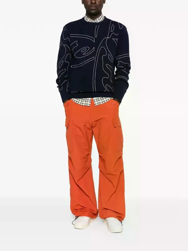 ARTE ANTWERP Crew-neck Sweater With Ribbed Trim