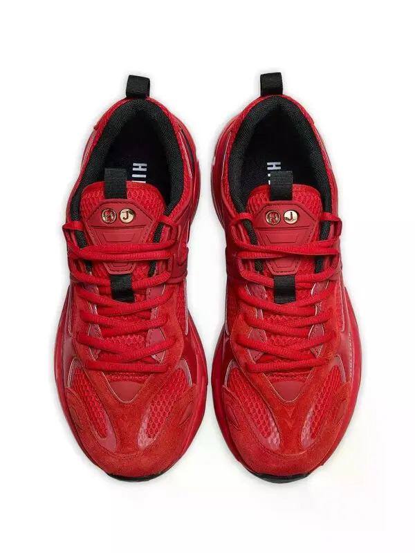 HIDE&JACK Mesh Panelled Sneakers - Red