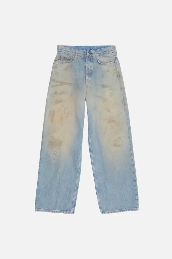 Acne Studios 1981 Loose Fit Jeans - Mid Blue