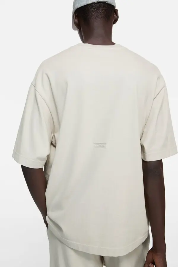 Acne Studios Rubber Logo T-shirt - Light Taupe