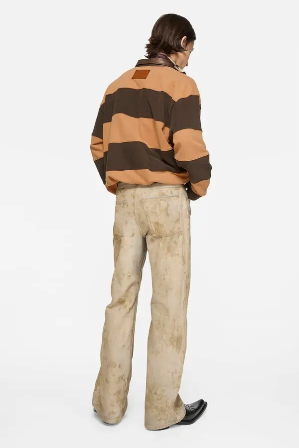 Acne Studios Striped Polo Sweater