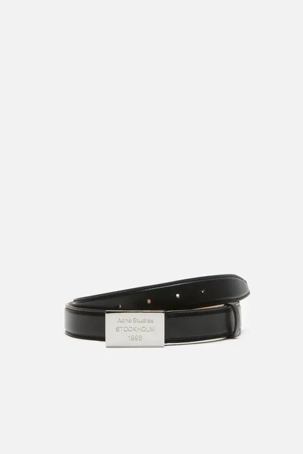 Acne Studios Engraved Logo Leather Belt