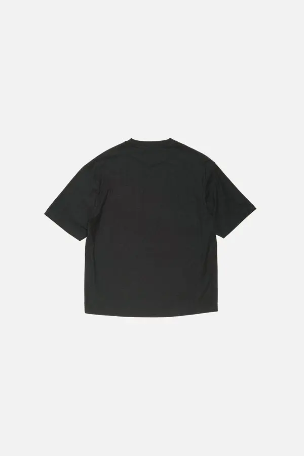 Acne Studios Logo T-shirt Relaxed Fit - Black