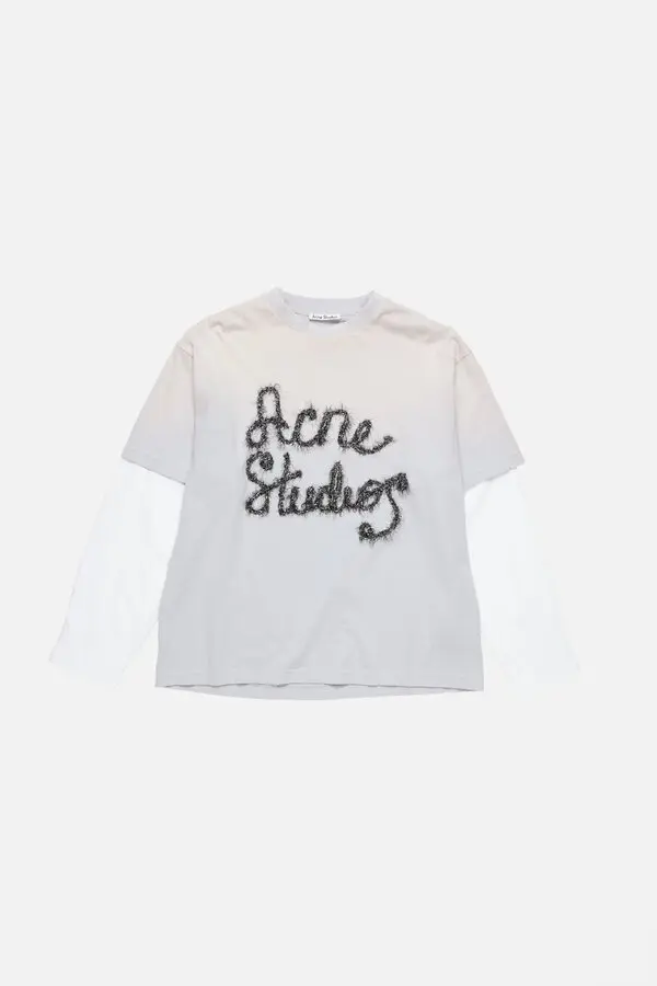 Acne Studios Layered Logo T-shirt
