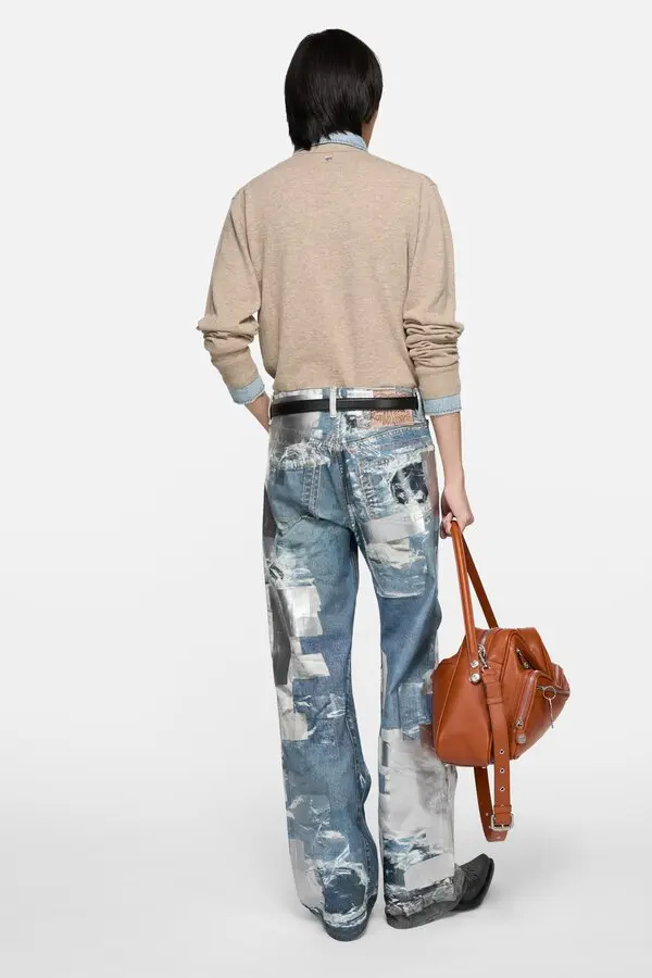 Acne Studios Printed Regular Fit Jeans