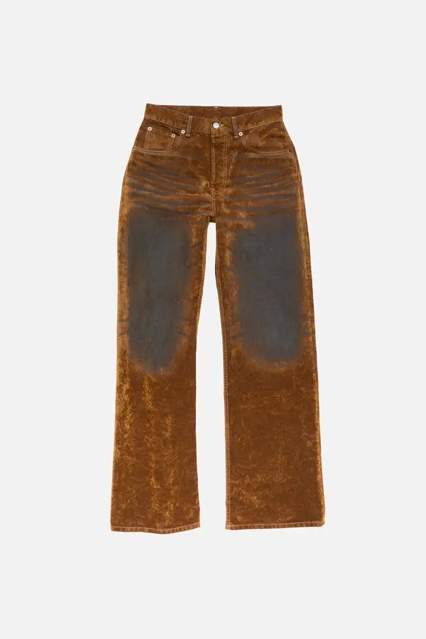 Acne Studios Flocked Denim Jeans 2021