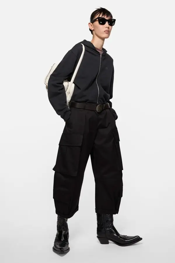 Acne Studios Leather Belt With Logo Buckle