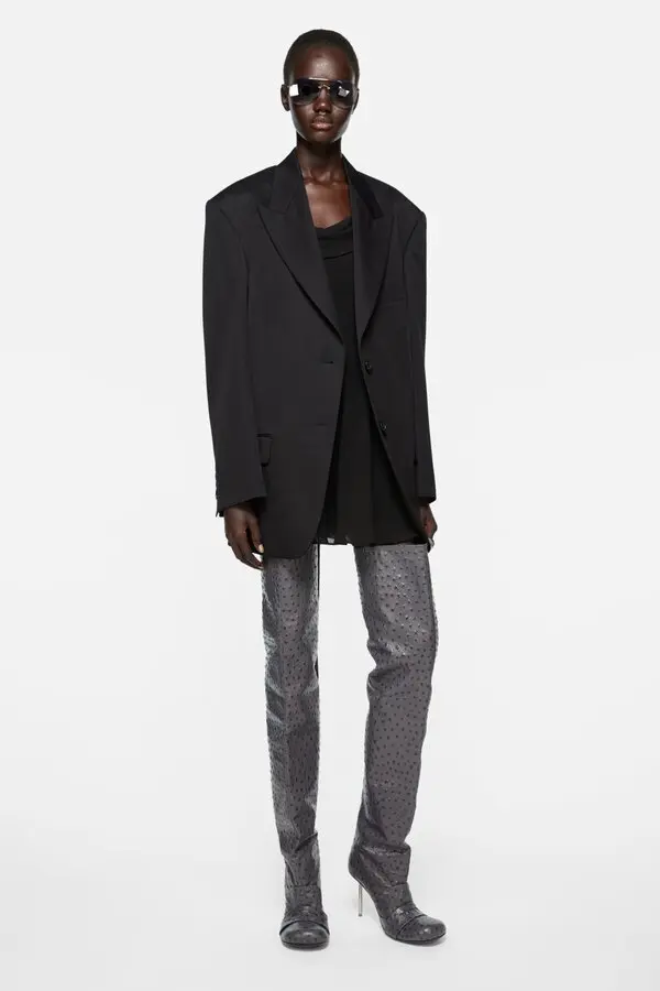 Acne Studios Single-breasted Suit Jacket - Black