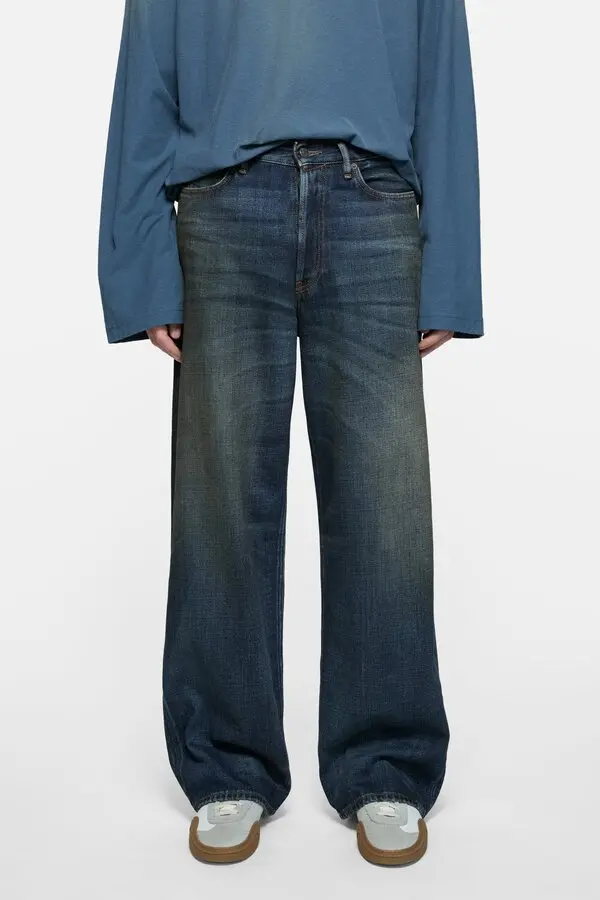 Acne Studios 1981 Loose Fit Jeans - Dark Blue