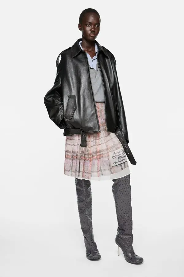Acne Studios Leather Biker Jacket