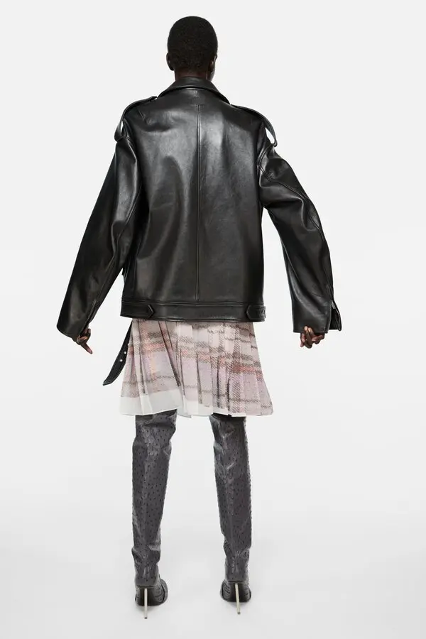 Acne Studios Leather Biker Jacket