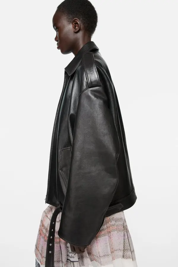 Acne Studios Leather Biker Jacket