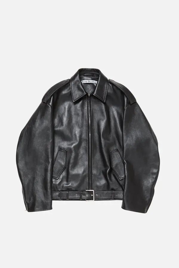 Acne Studios Leather Biker Jacket