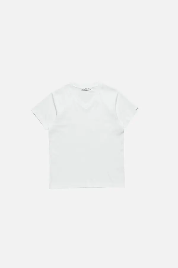 Acne Studios Satin Label V-neck T-shirt