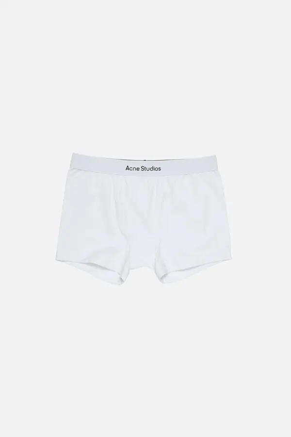 Acne Studios Logo Boxers - Optic White