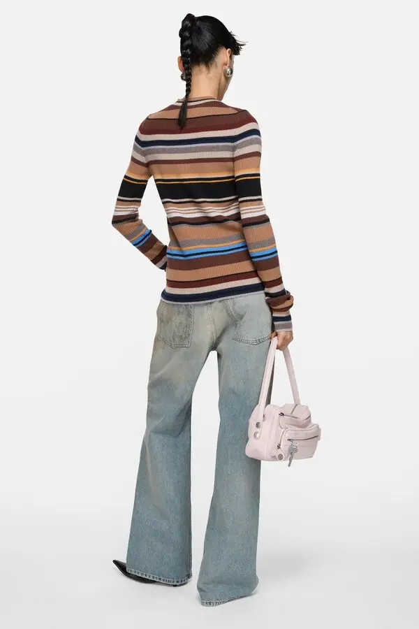 Acne Studios Striped Wool Cardigan