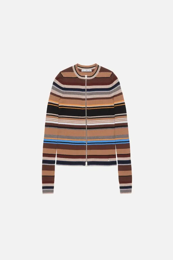 Acne Studios Striped Wool Cardigan