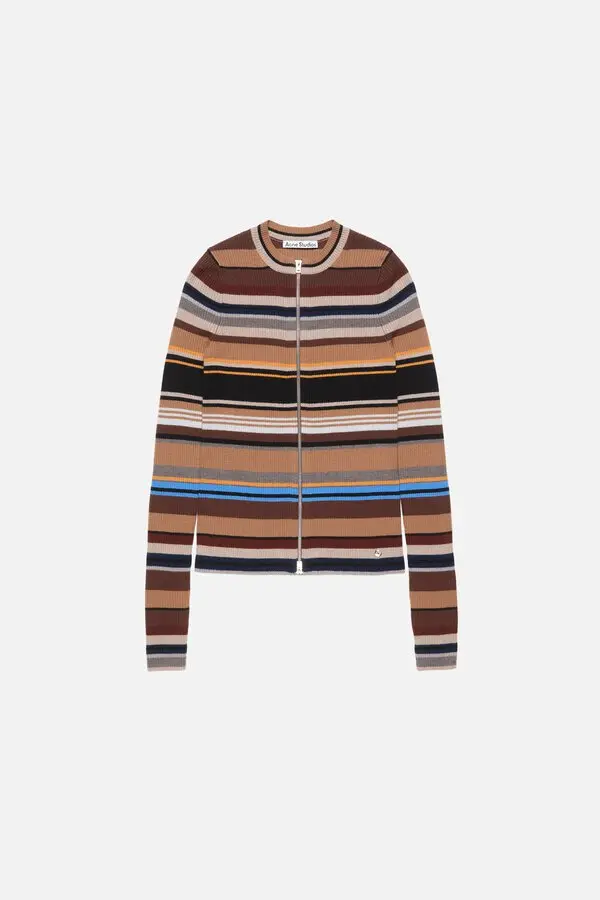 Acne Studios Striped Wool Cardigan