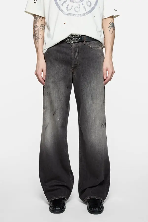 Acne Studios 1981 Loose Fit Jeans - Black