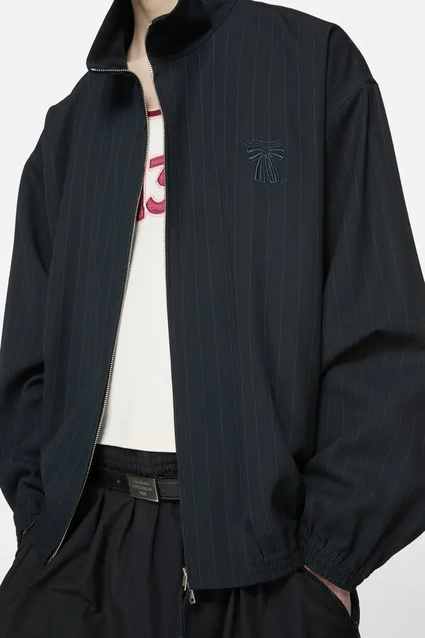 Acne Studios Pinstripe Zip Jacket