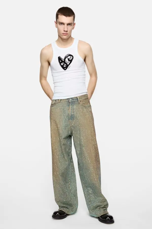 Acne Studios Heart Logo Tank Top