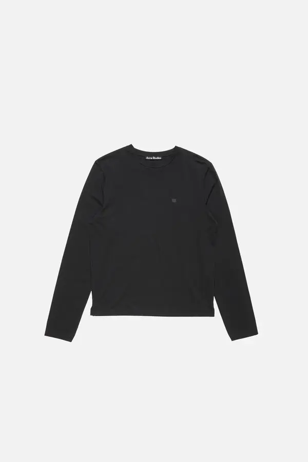 Acne Studios Face Logo T-shirt - Black