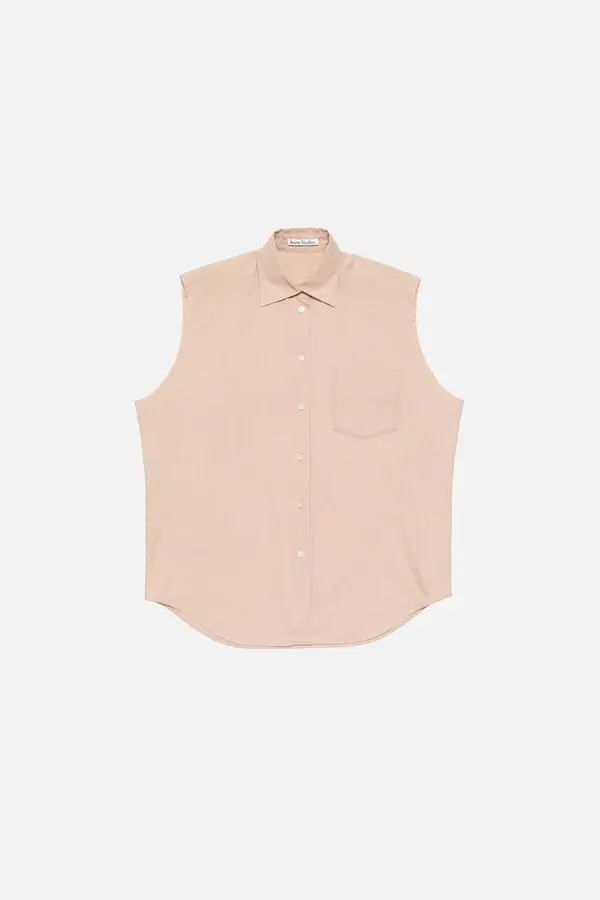 Acne Studios Sleeveless Silk Blouse