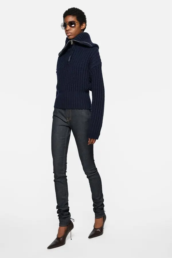 Acne Studios Wool Half-zip Knit