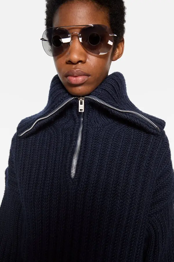 Acne Studios Wool Half-zip Knit