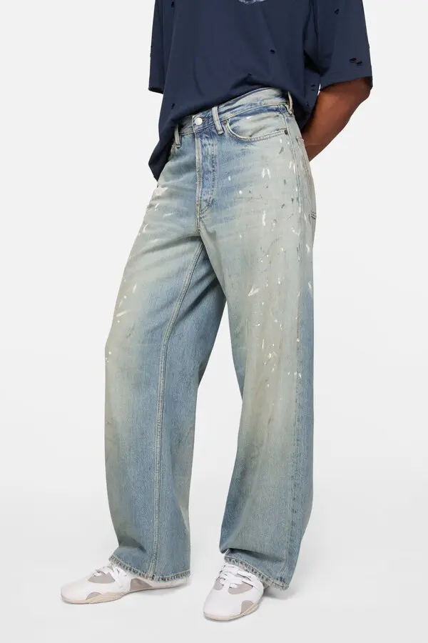 Acne Studios 1981 Loose Fit Jeans - Light Blue