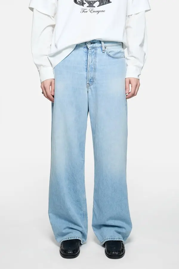 Acne Studios 1981 Loose Fit Jeans - Light Blue