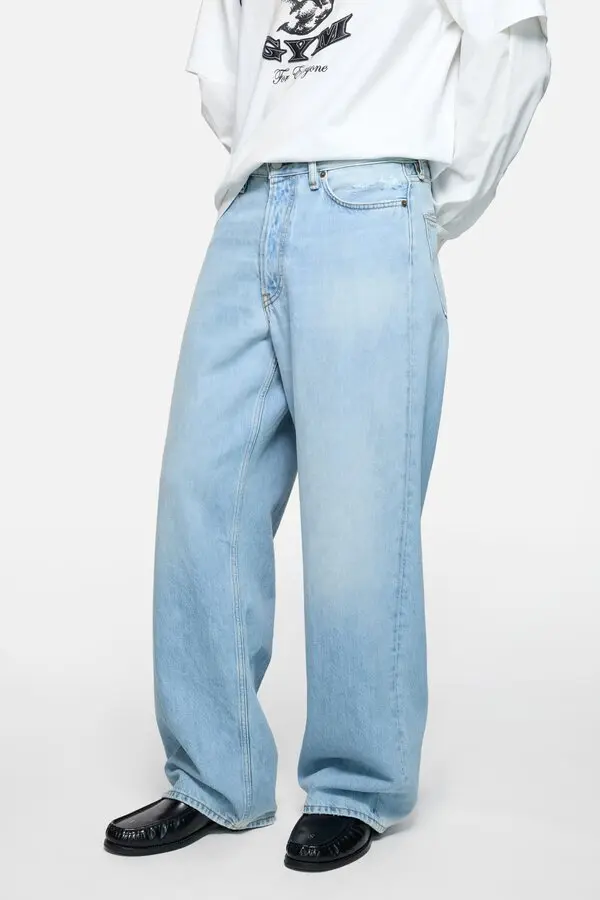 Acne Studios 1981 Loose Fit Jeans - Light Blue
